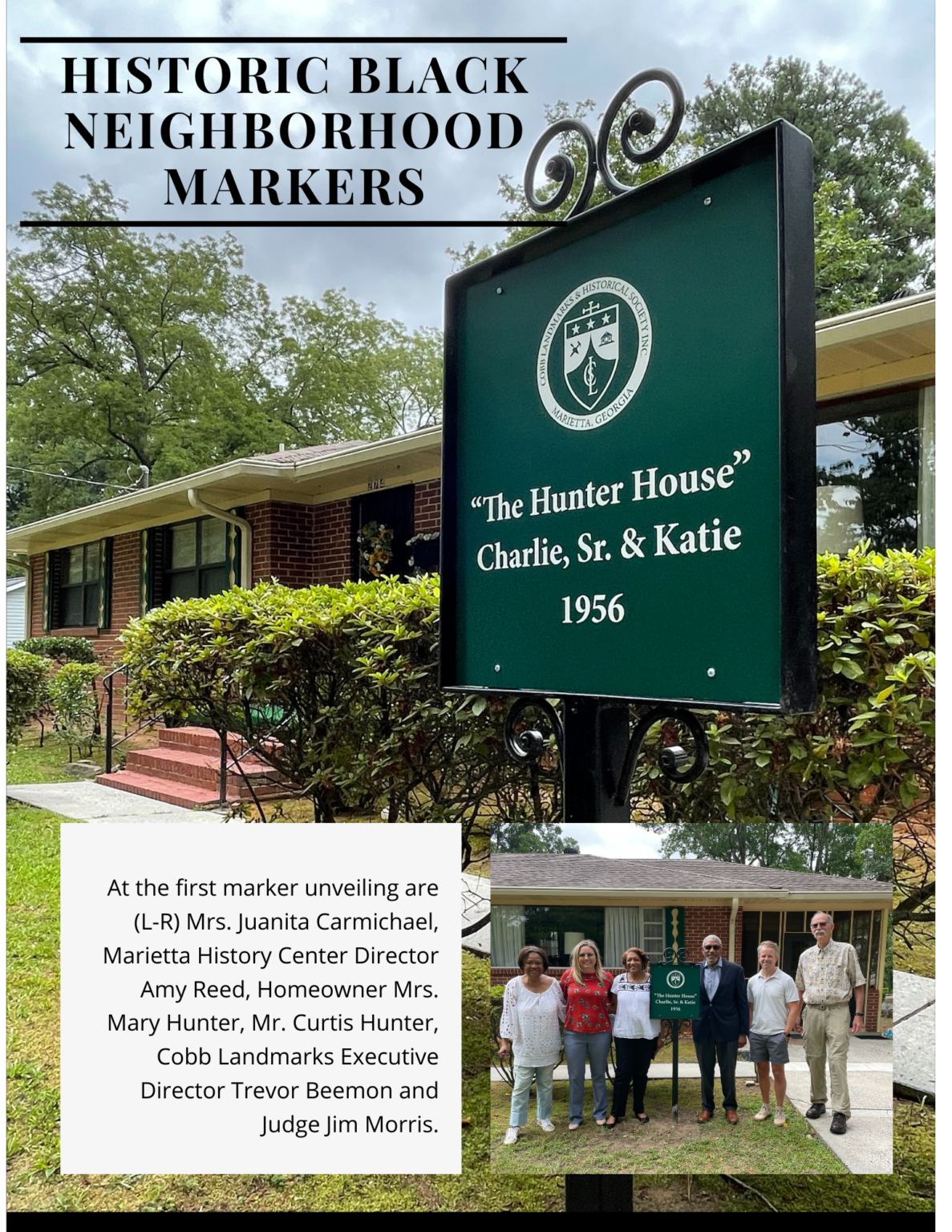 Historic Black Neighborhood Markers – Marietta History Center